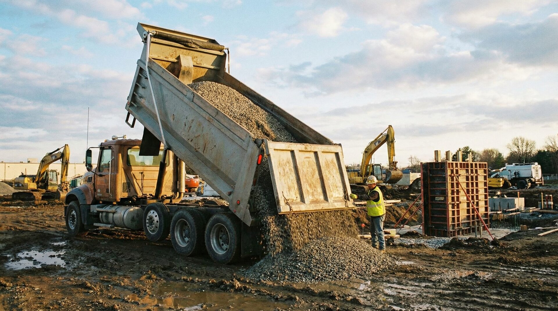 2025 Dump Truck Load of Gravel Cost Calculator, Prices Per Ton and ...